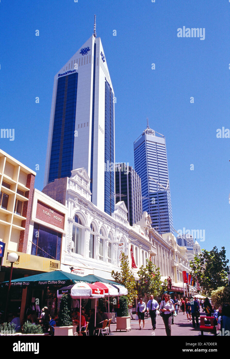 Perth, Hay Street Mall Stock Photo - Alamy