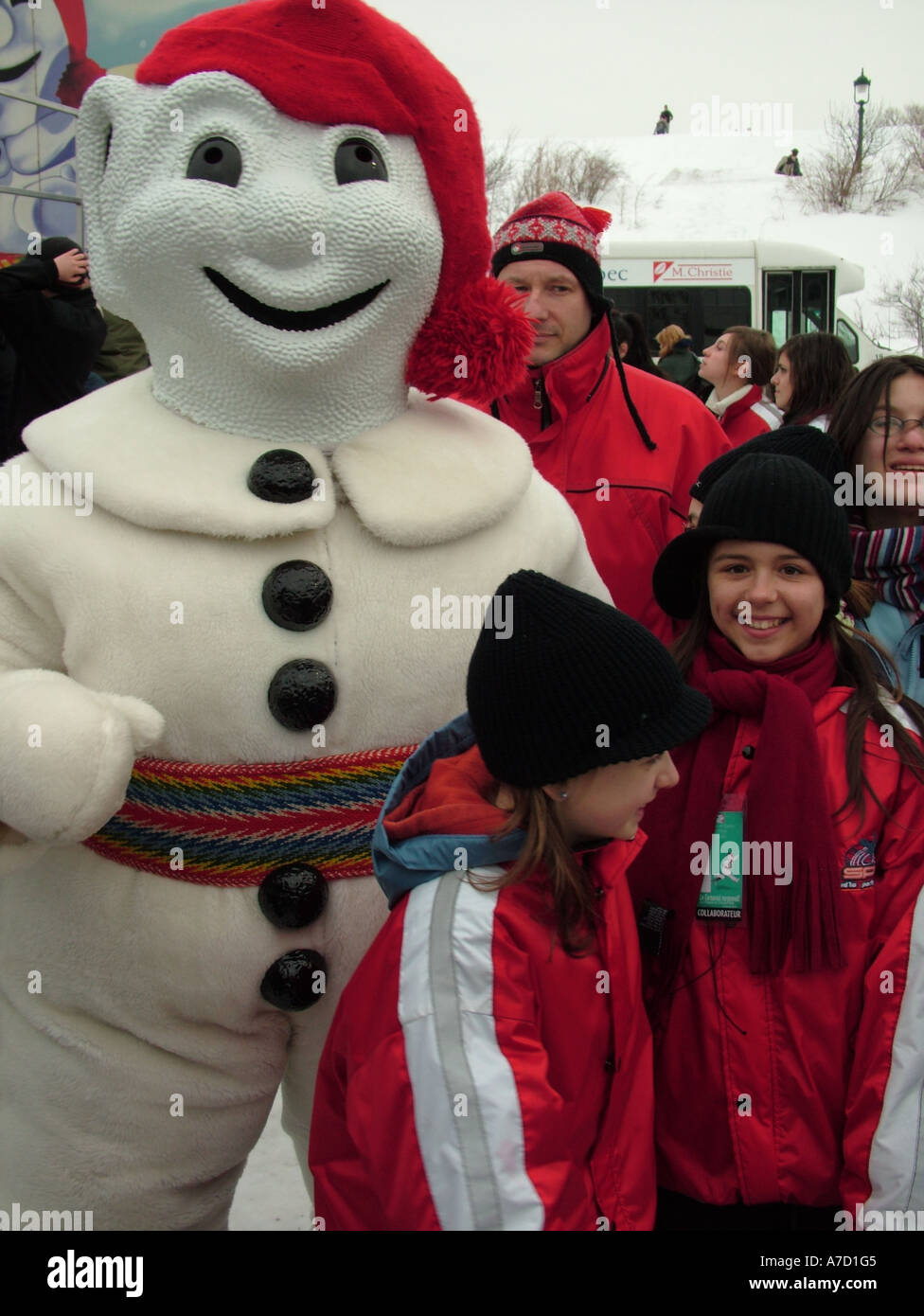 Bonhomme Quebec Winter Carnival Mascot High Resolution Stock ...