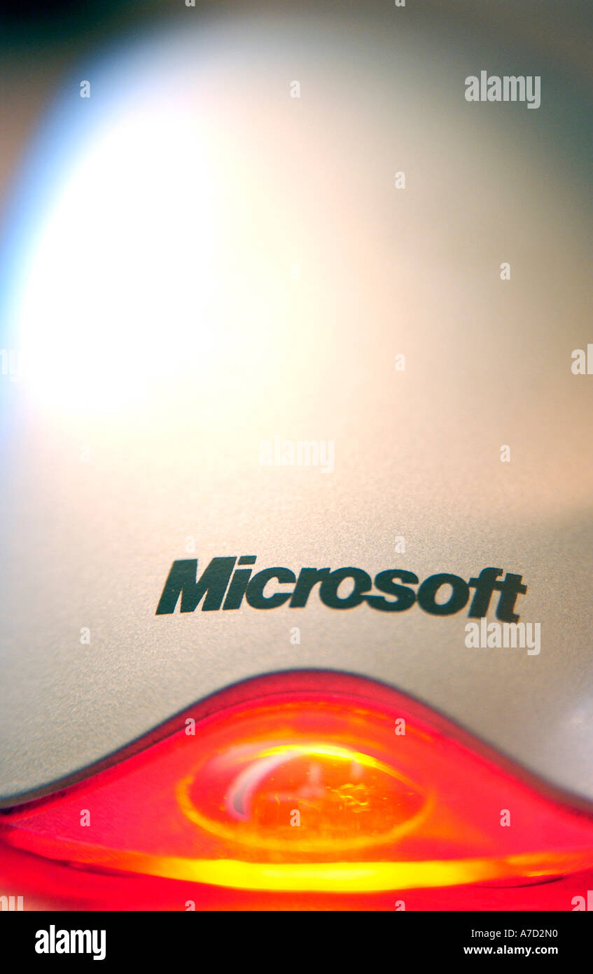 Microsoft computer mouse Stock Photo - Alamy