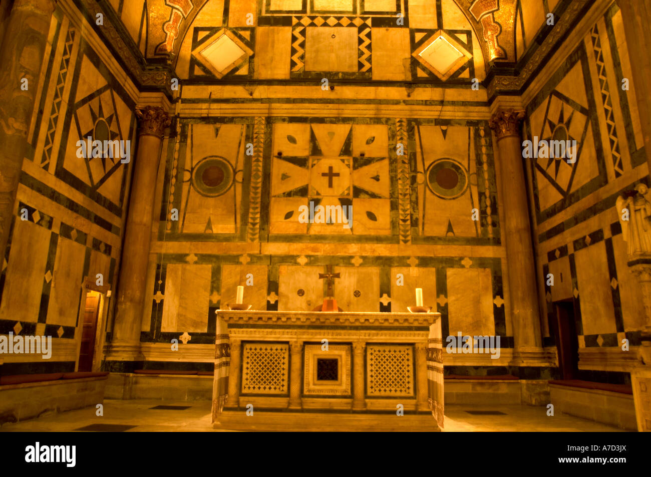 Baptistry interior florence hi-res stock photography and images - Alamy