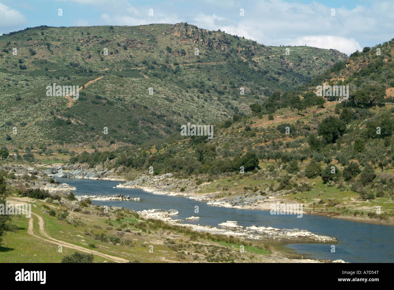 River Tua Valley in Portugal Stock Photo - Alamy