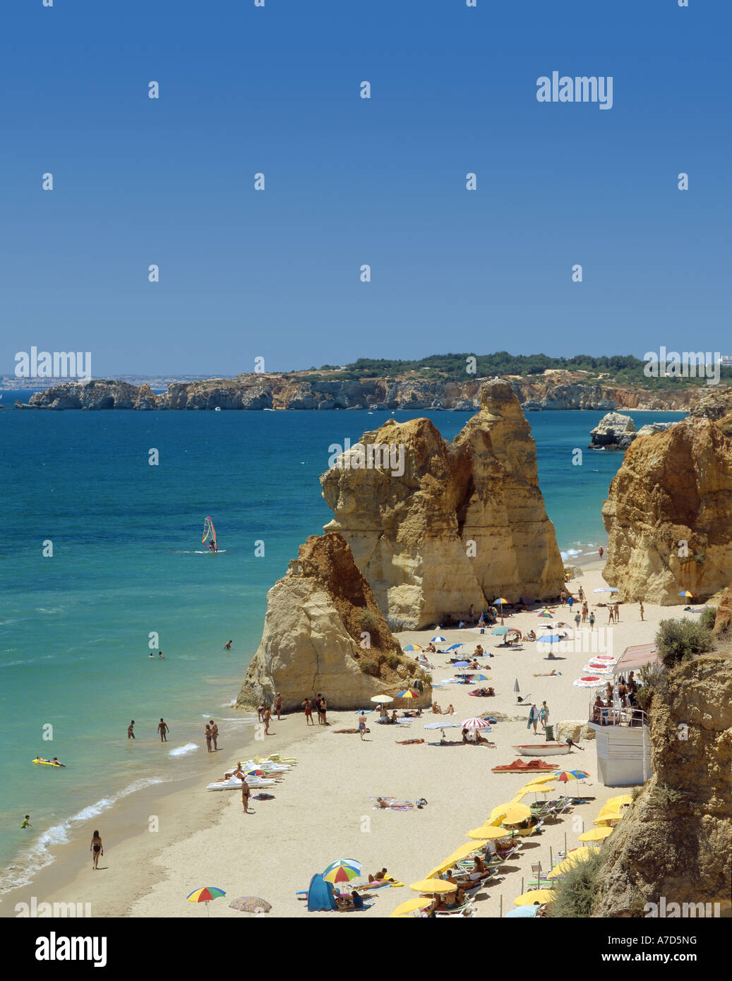 Praia Da Rocha, Rock Formations Stock Photo - Alamy