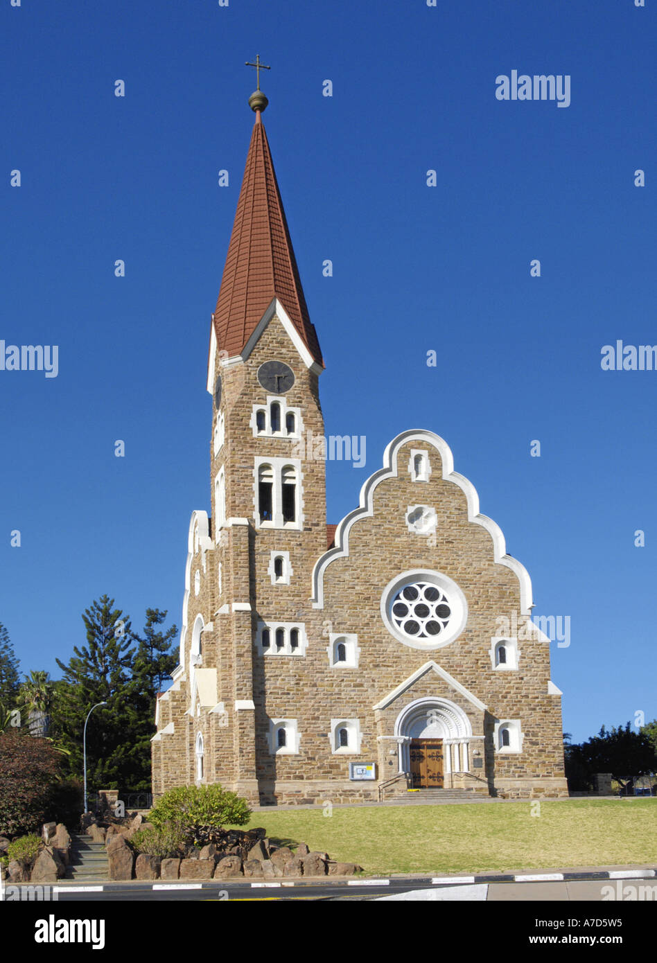 Church in Windhoek, Namibia Stock Photo - Alamy