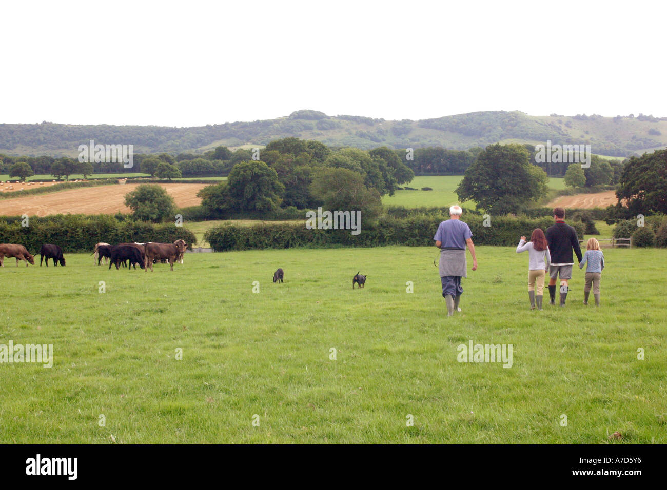 People in the countryside people in the countryside hi-res stock ...