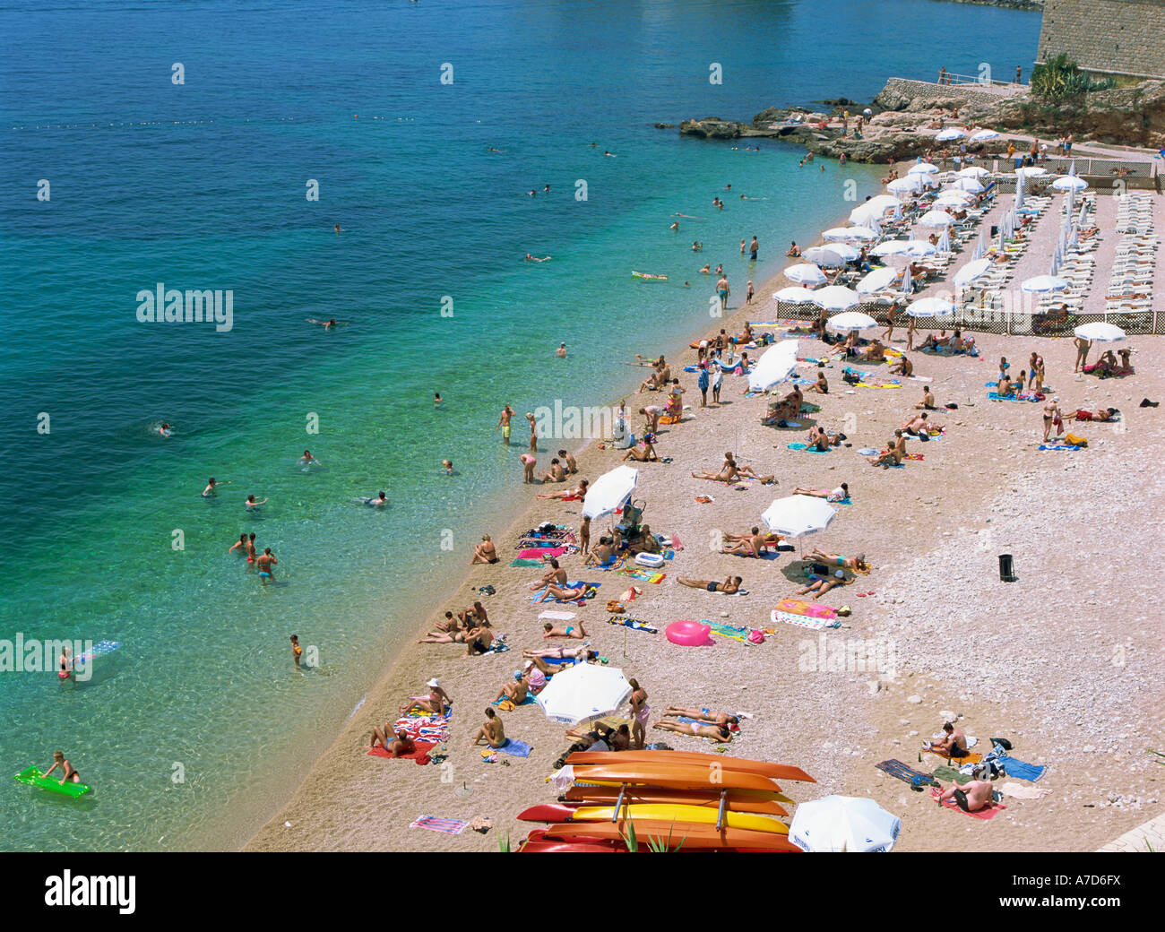 Ploce beach, dubrovnik, croatia hi-res stock photography and images - Alamy