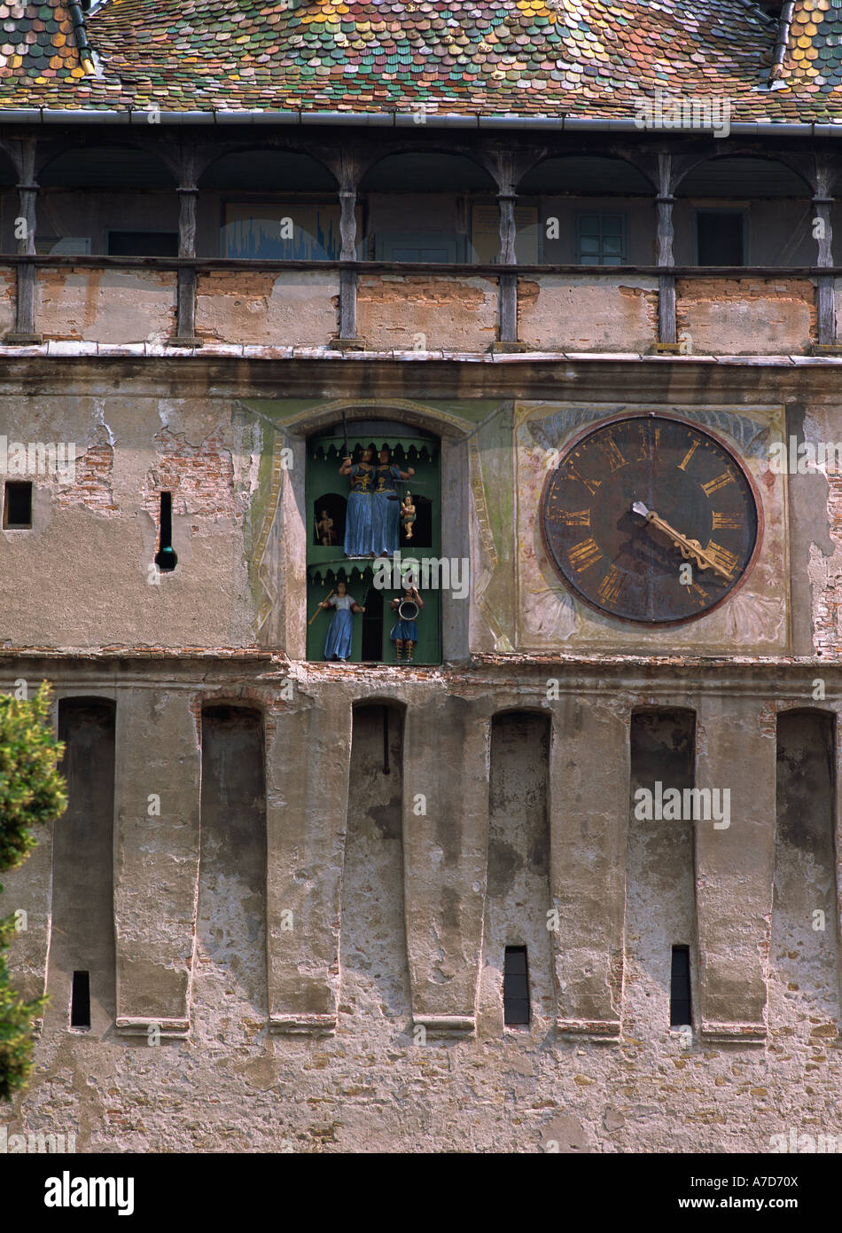 Old medieval town clock hi-res stock photography and images - Alamy