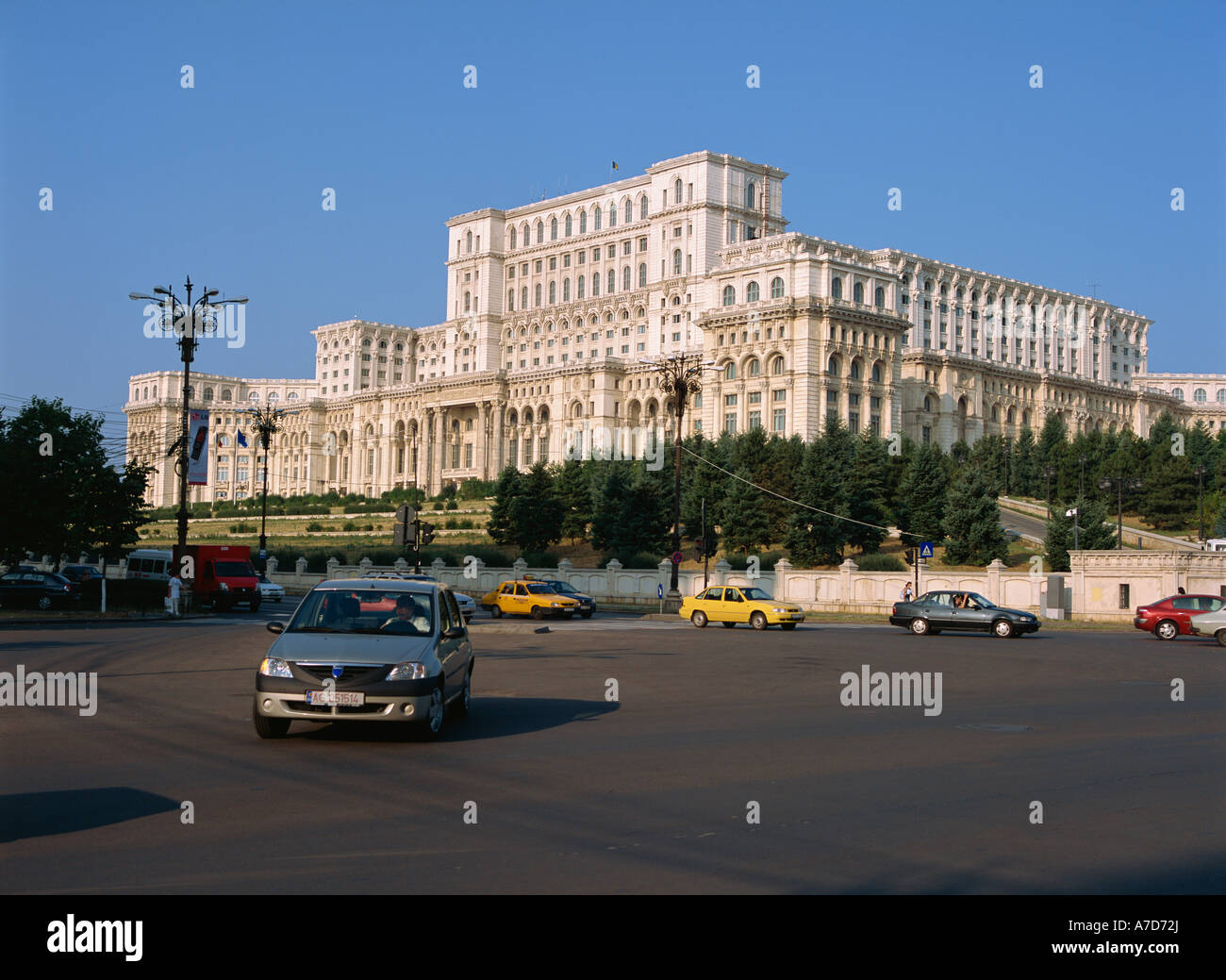 Bucharest, Palace Of Parliament Stock Photo - Alamy