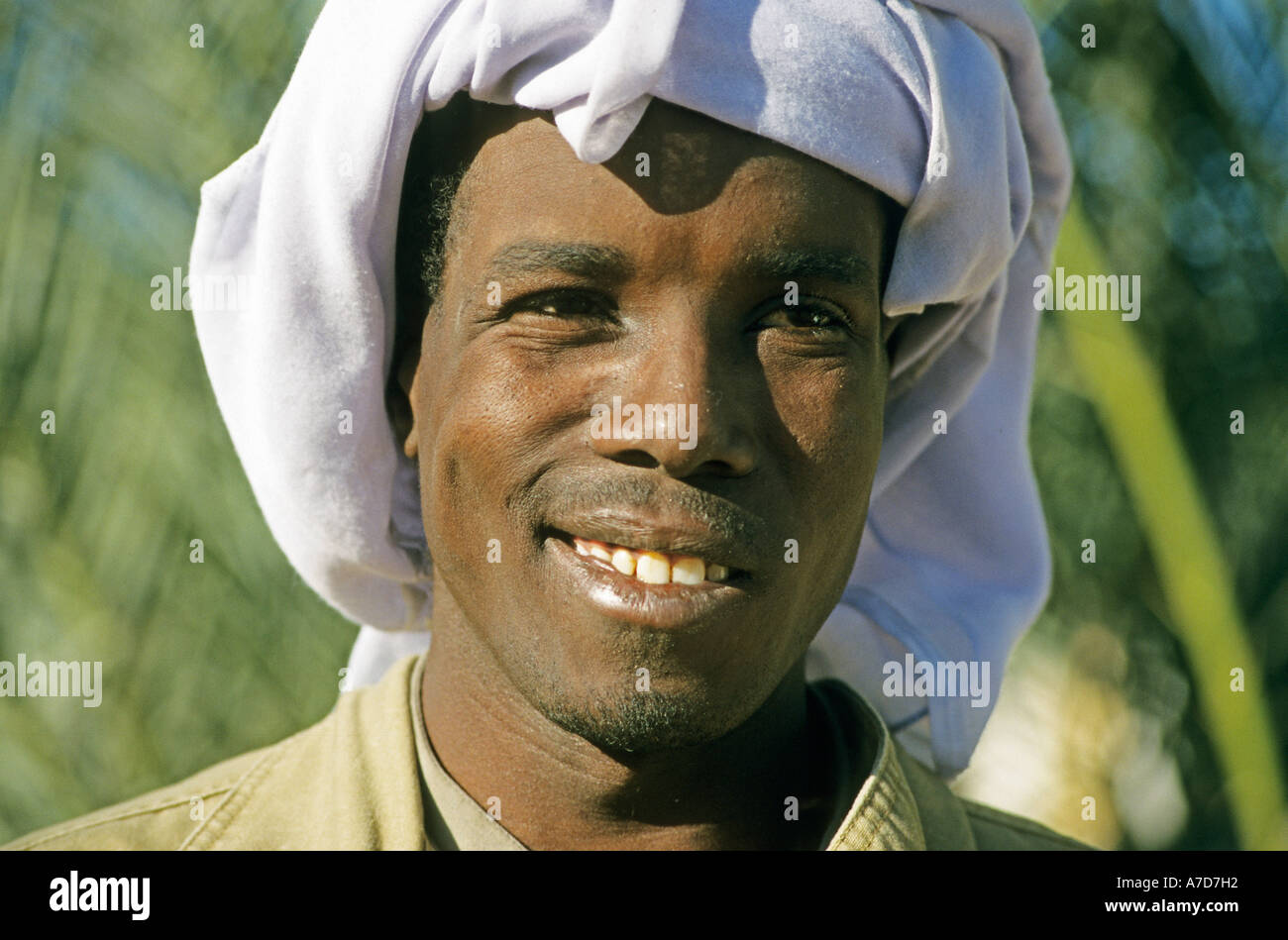portraits man with turban egypt Stock Photo - Alamy