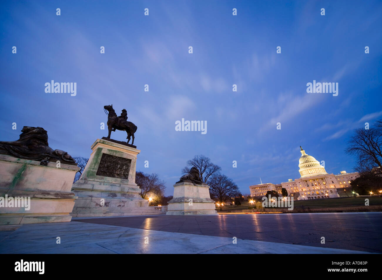 Bronze statue military general grant hi-res stock photography and ...