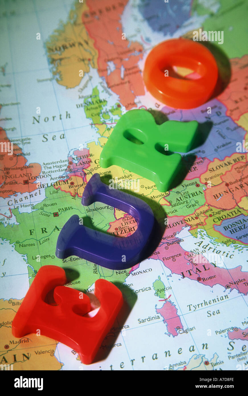 Europe map hi-res stock photography and images - Alamy