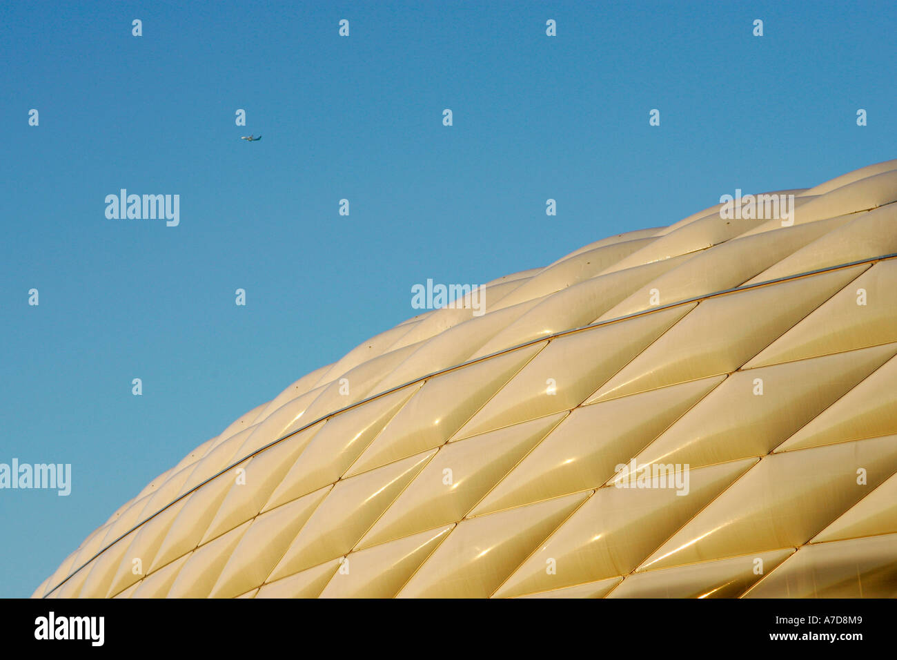 Munich, GER, 12. Oct. 2005 - Facade of Munich Allianz-Arena Stock Photo ... Munich, GER, 12. Oct. 2005 - Facade of Munich Allianz-Arena Stock Photo ...