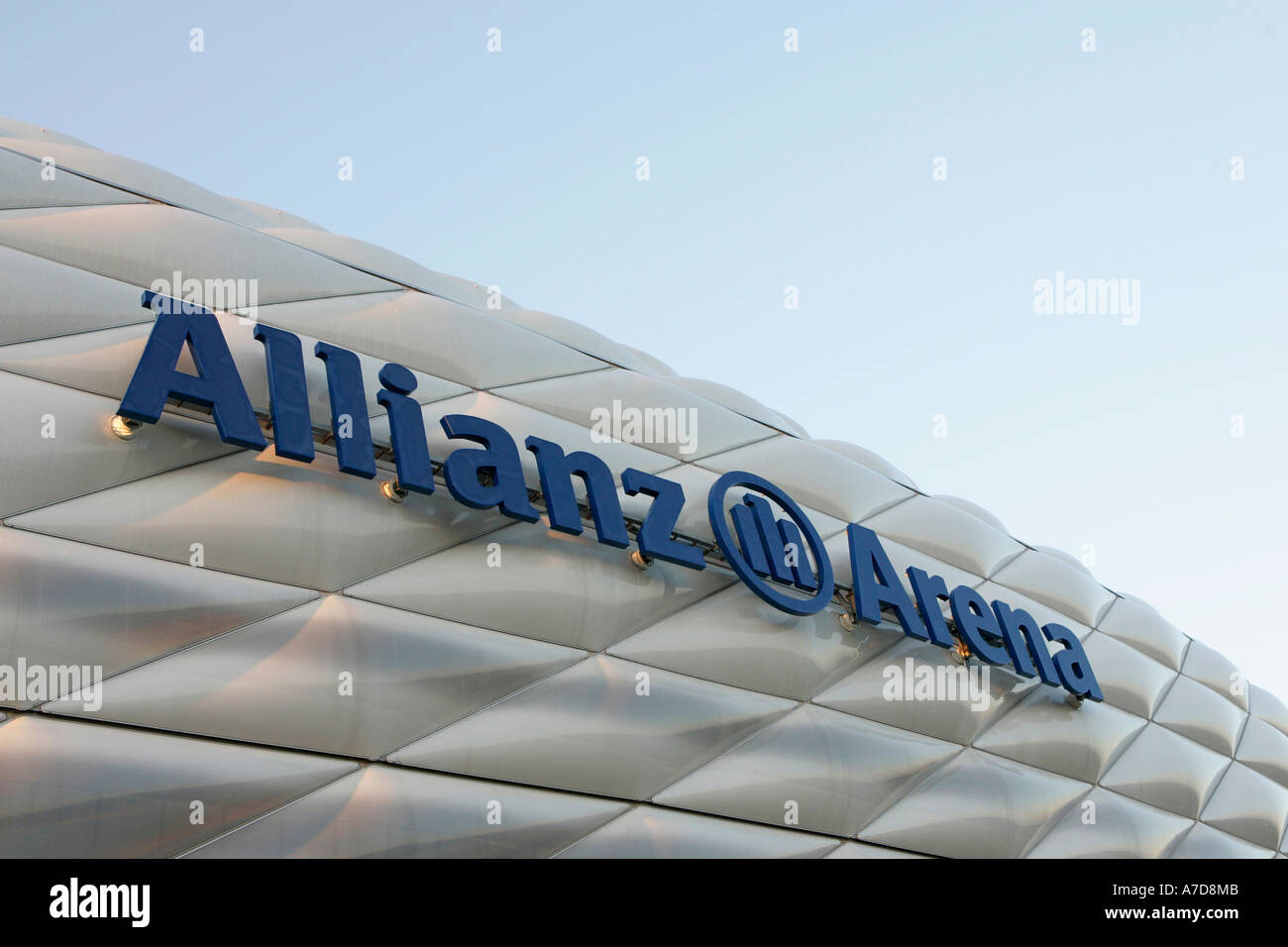 Munich, GER, 12. Oct. 2005 - Facade of Munich Allianz-Arena Stock Photo ...