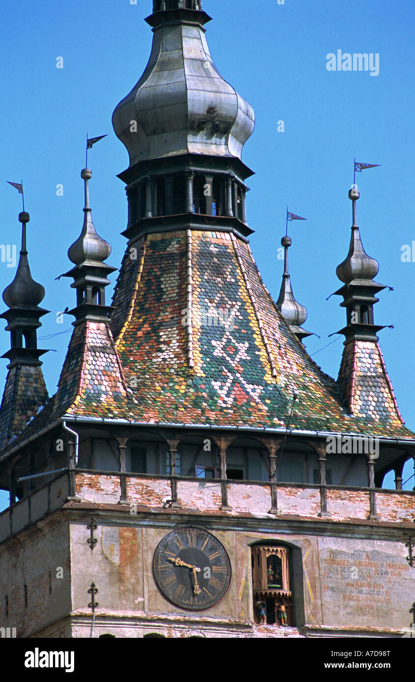 Sighisoara, Medieval Citadel, Clock Tower Stock Photo - Alamy
