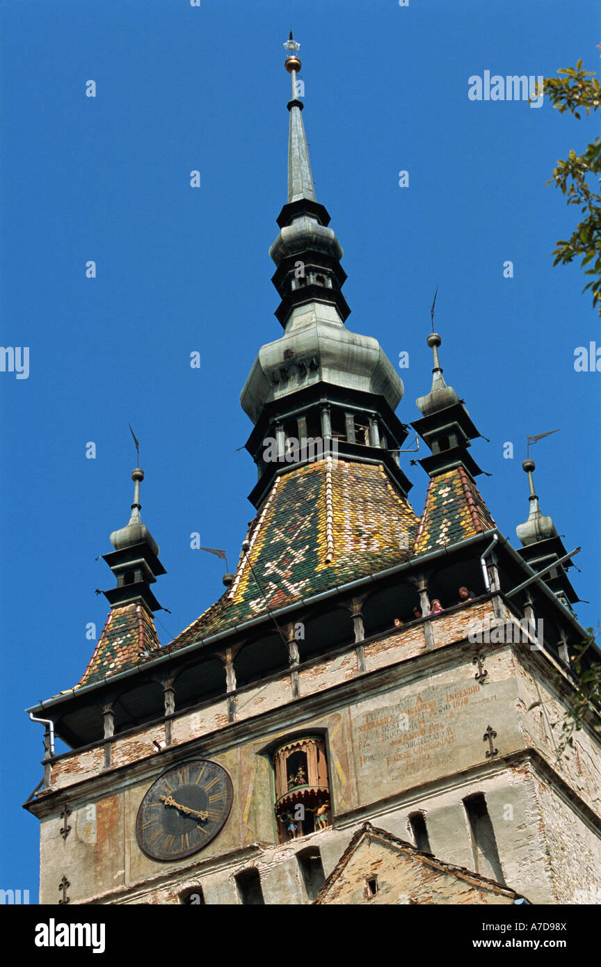 Sighisoara, Medieval Citadel, Clock Tower Stock Photo - Alamy