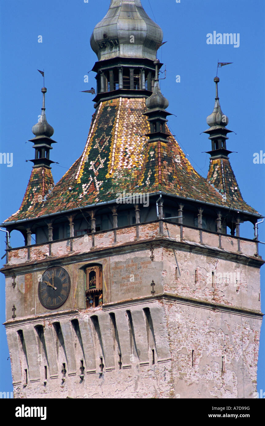 Sighisoara, Medieval Citadel, Clock Tower Stock Photo - Alamy