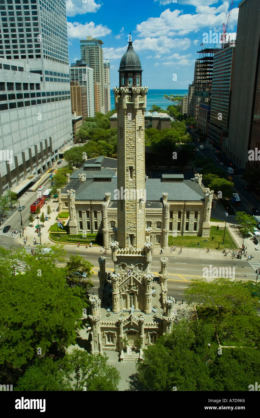 Historic Chicago Water Tower Stock Photo - Alamy