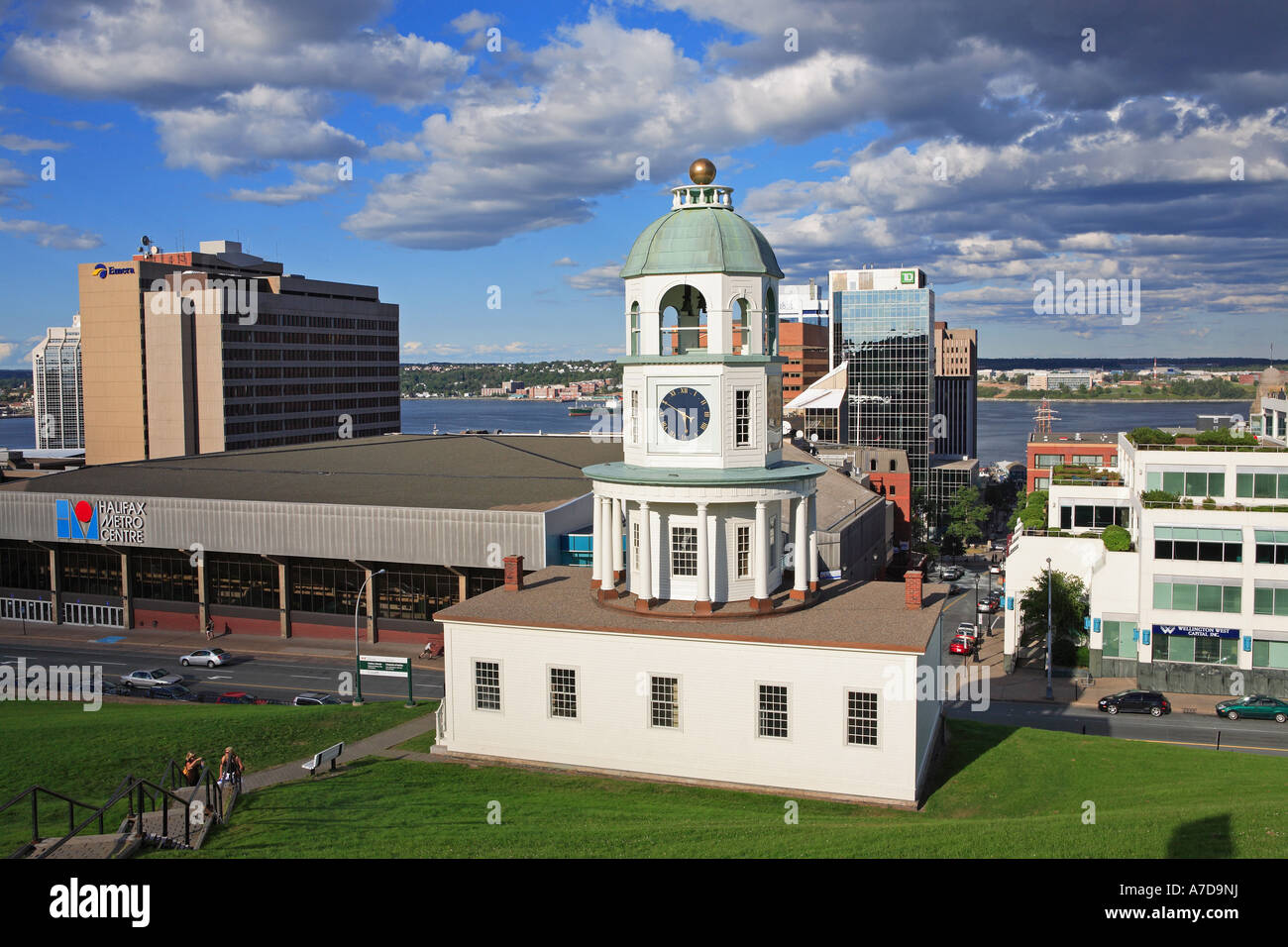 Old Town Clock, Halifax Stock Photo - Alamy