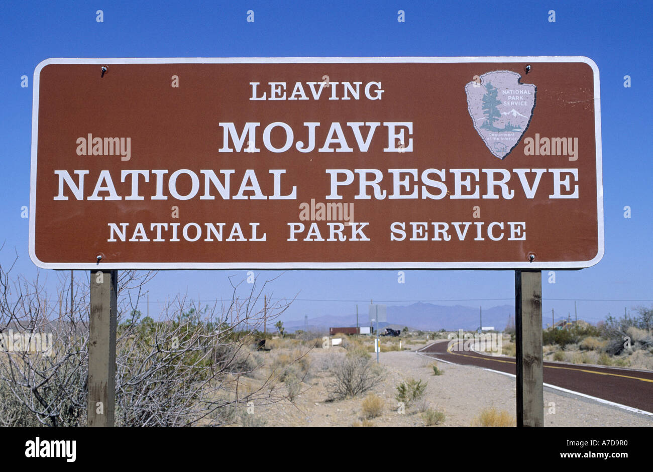 Mojave reserve sign hi-res stock photography and images - Alamy