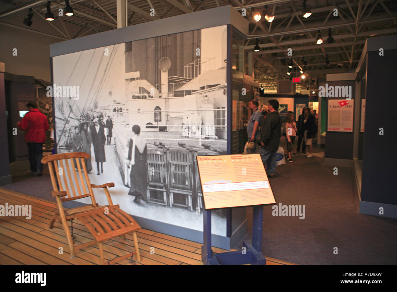 Titanic Display, Maritime Museum Of The Atlantic Stock Photo - Alamy