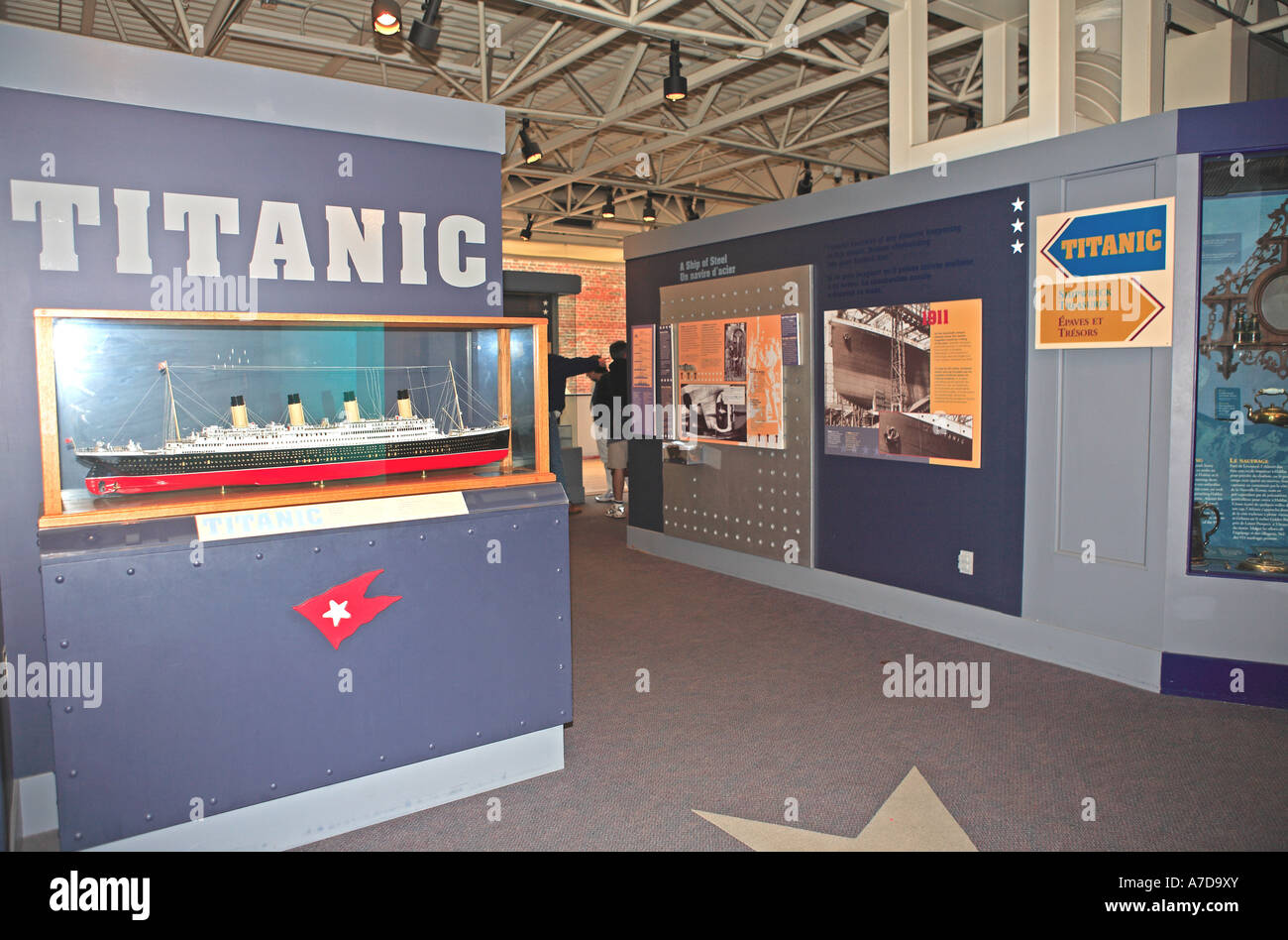 Titanic Display, Maritime Museum Of The Atlantic Stock Photo - Alamy