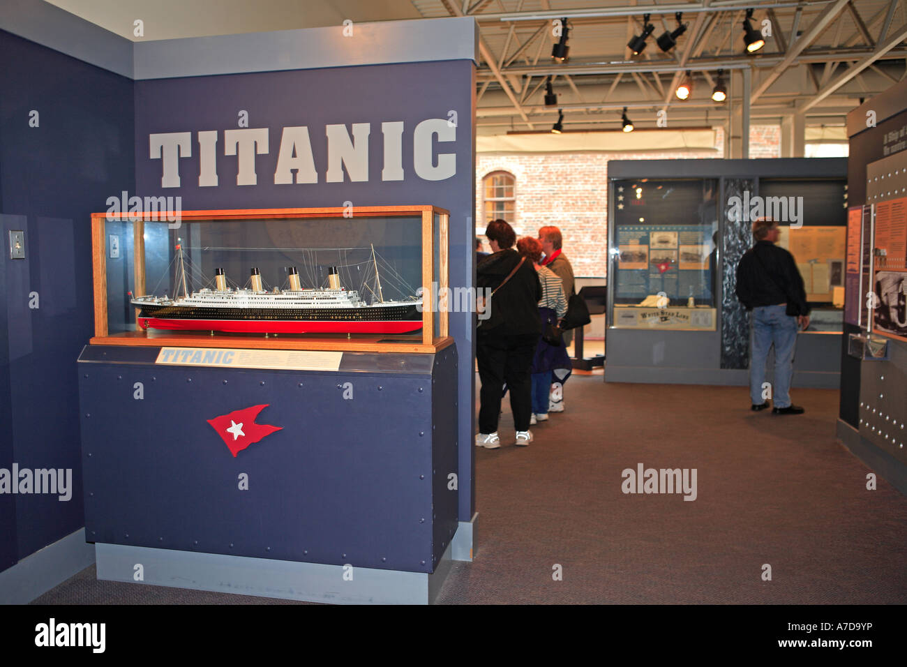 Titanic Display, Maritime Museum Of The Atlantic Stock Photo - Alamy