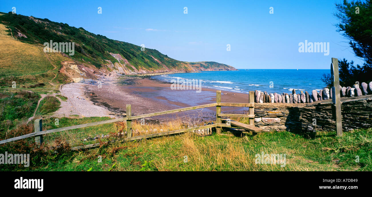 Man Sands Dartmouth Devon UK Stock Photo - Alamy