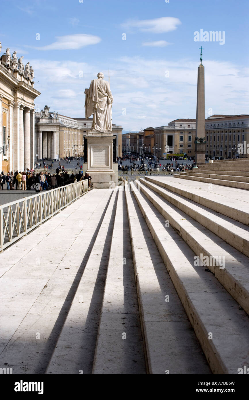 St peters square steps hi-res stock photography and images - Alamy