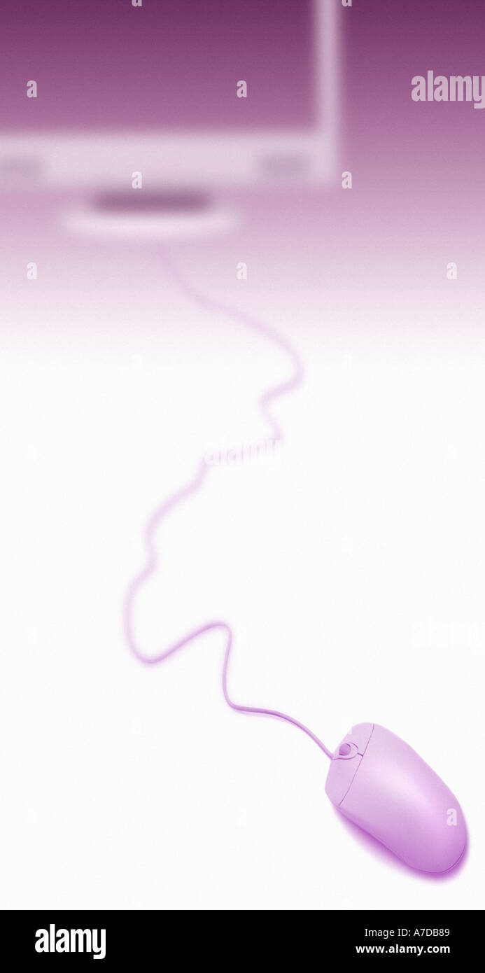 computer mouse and monitor Stock Photo - Alamy