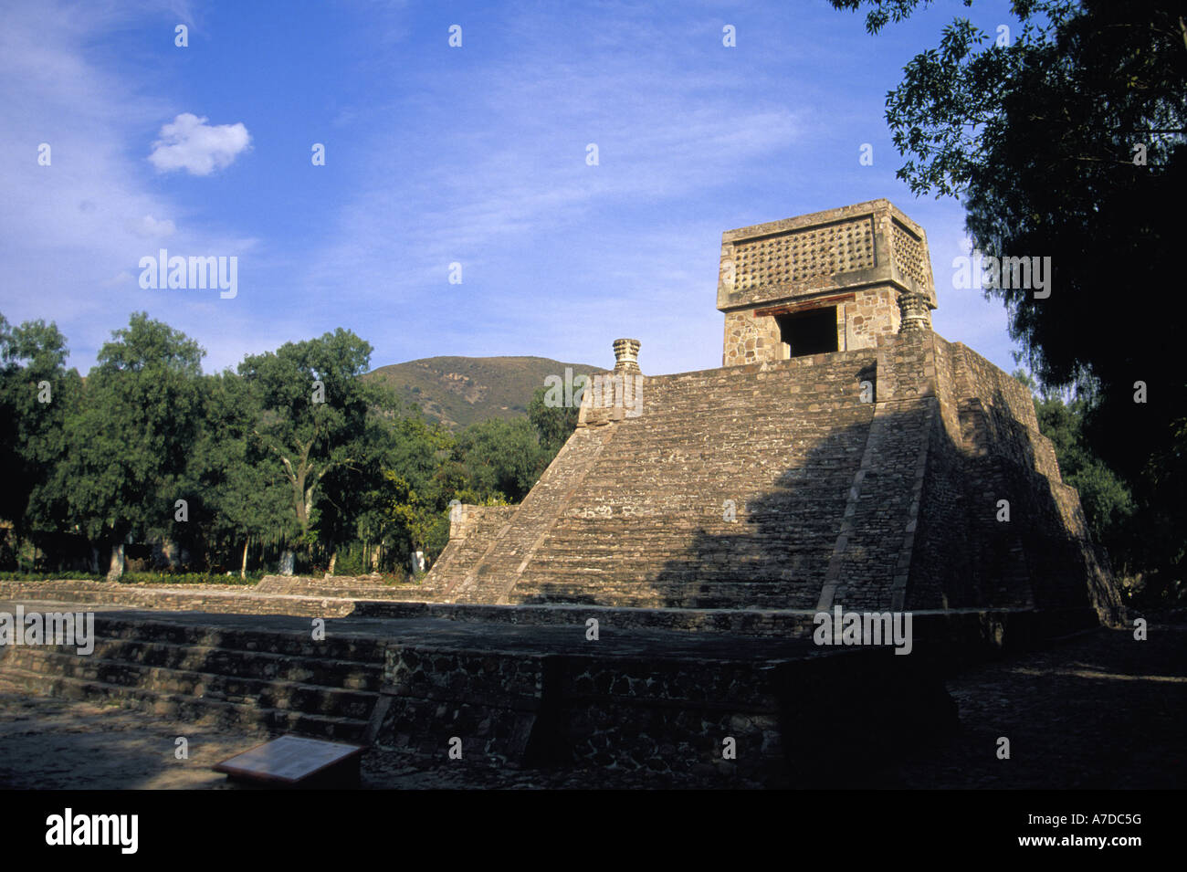 Santa Cecilia Toltec/Aztec Pyramid, Mexico City Stock Photo - Alamy