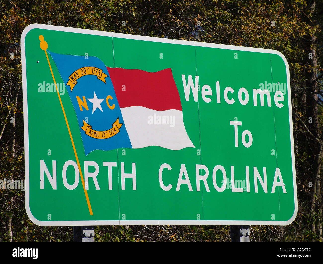 Welcome north carolina state sign hi-res stock photography and images ...