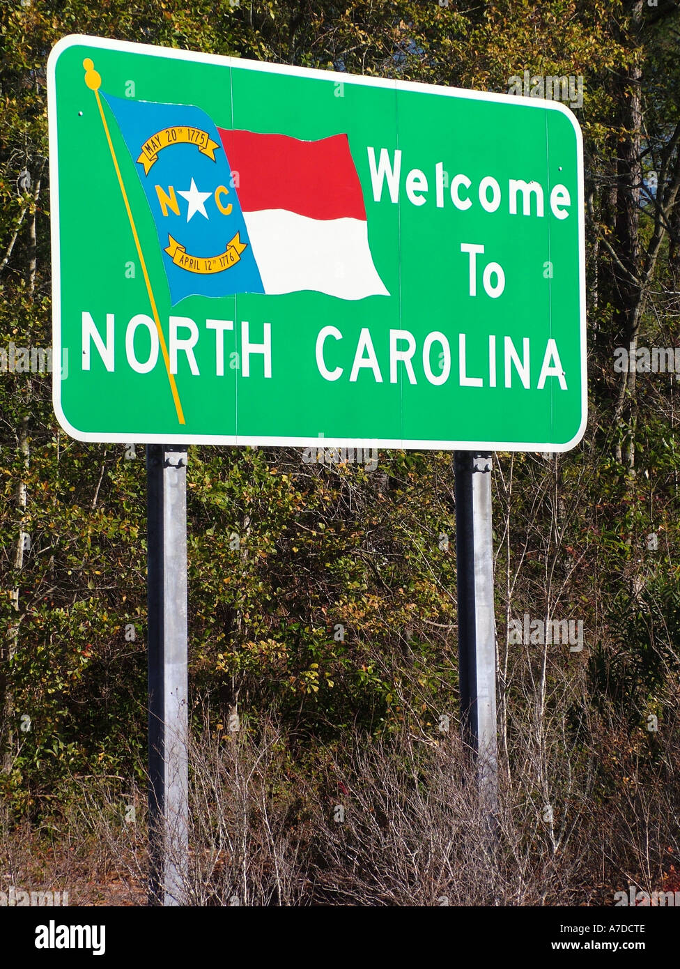 Welcome north carolina state sign hi-res stock photography and images ...