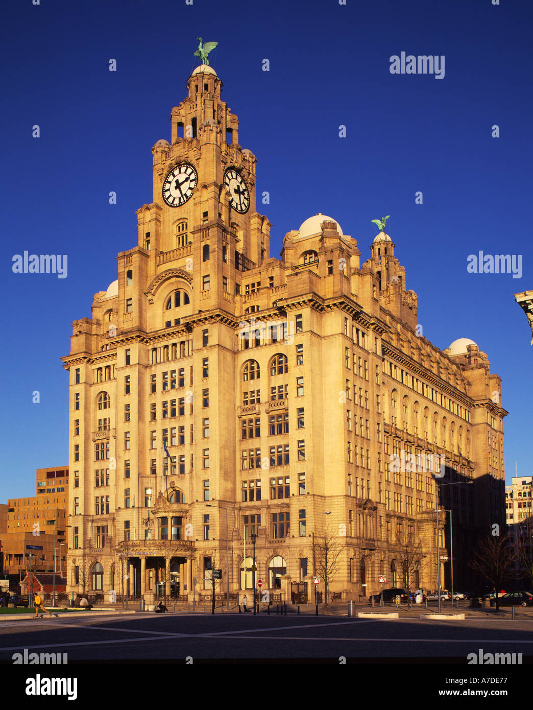 Liver Building Liverpool Merseyside England Stock Photo - Alamy