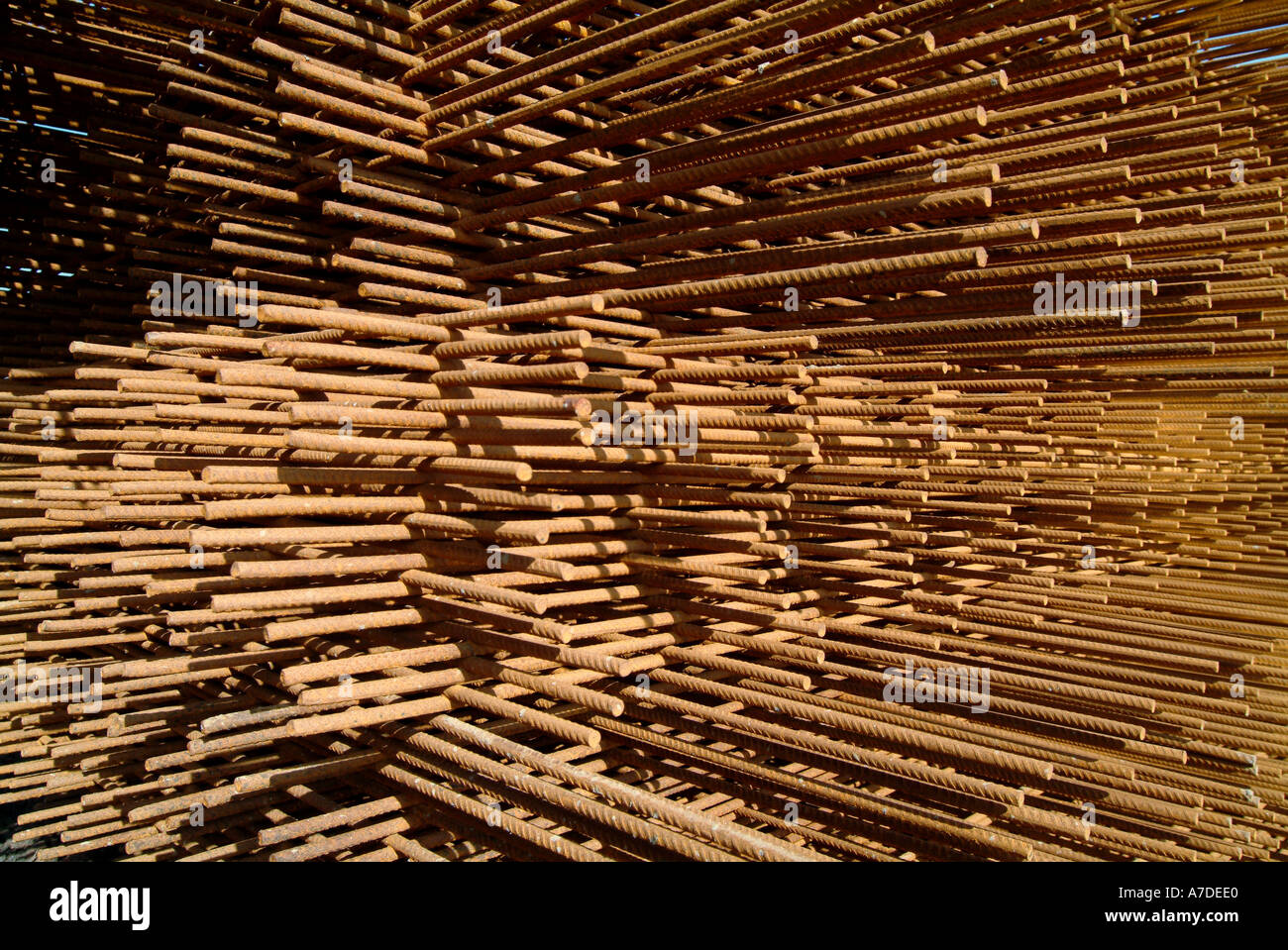 Stack concrete strengthening bars hi-res stock photography and images ...