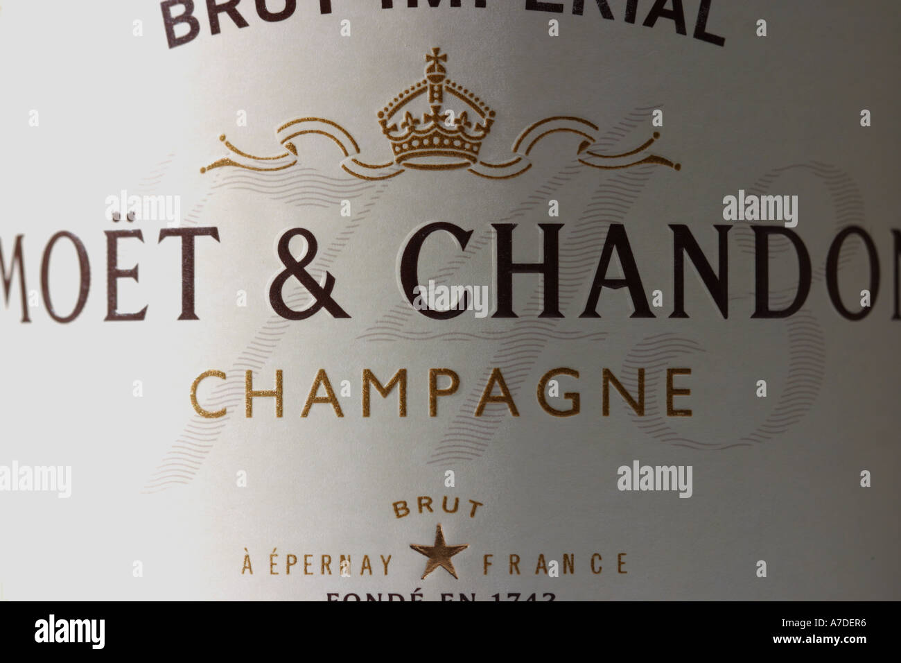 Moet chandon label hi-res stock photography and images - Alamy