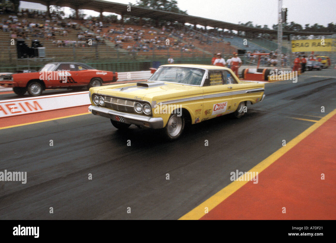 64 Ford Comet drag racing car racing at Hockenheim car racingcar racing ...