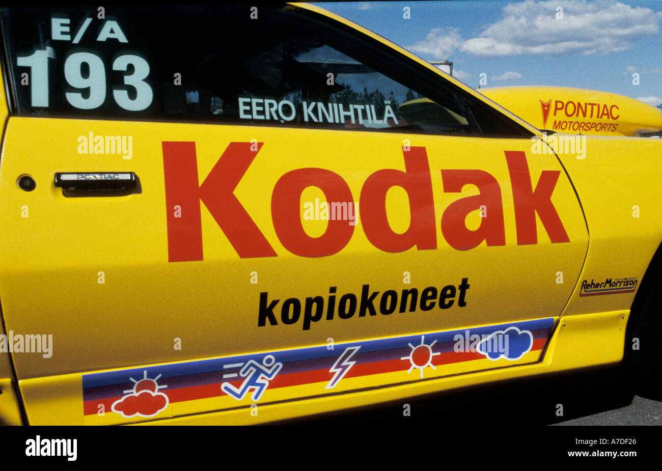 Finnish Super Stock racer car racing car Stock Photo - Alamy