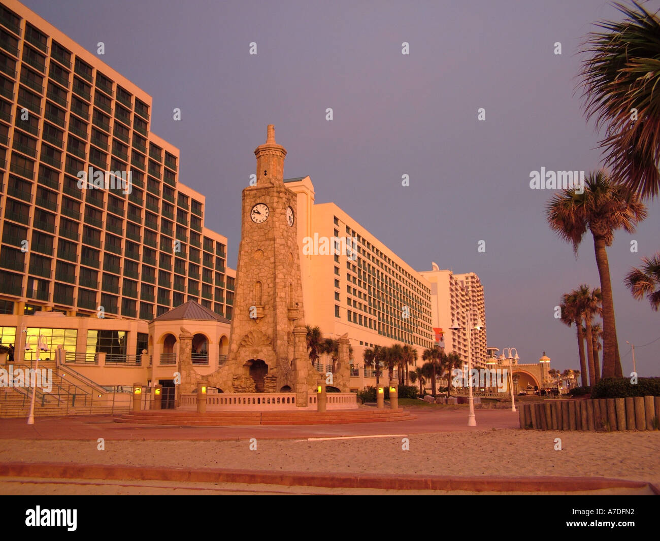 Clock tower beach daytona beach florida hi-res stock photography and ...
