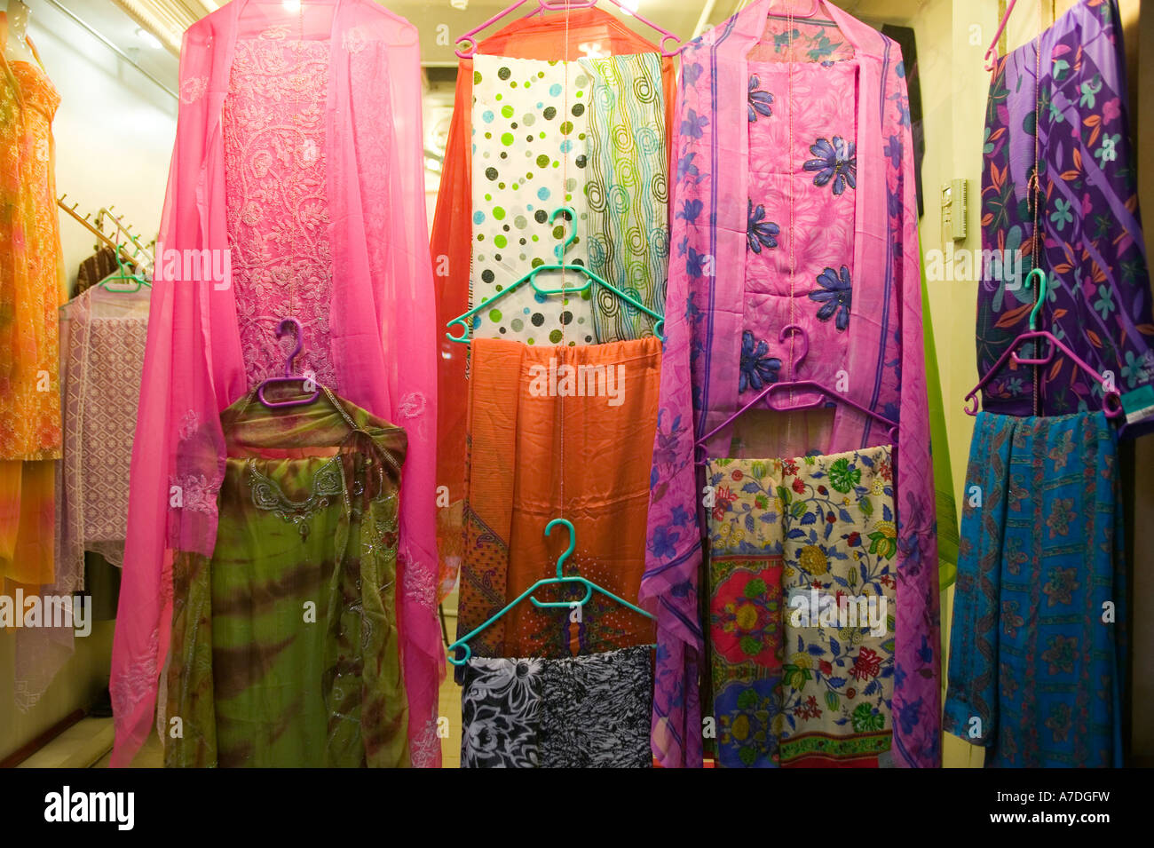 Clothes for sale in the Navana shopping center in Gulshan Dhaka ...