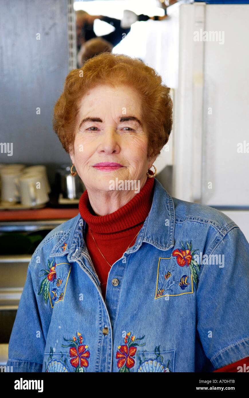 Small family style restaurant in rural Georgia with a 70 year old ...