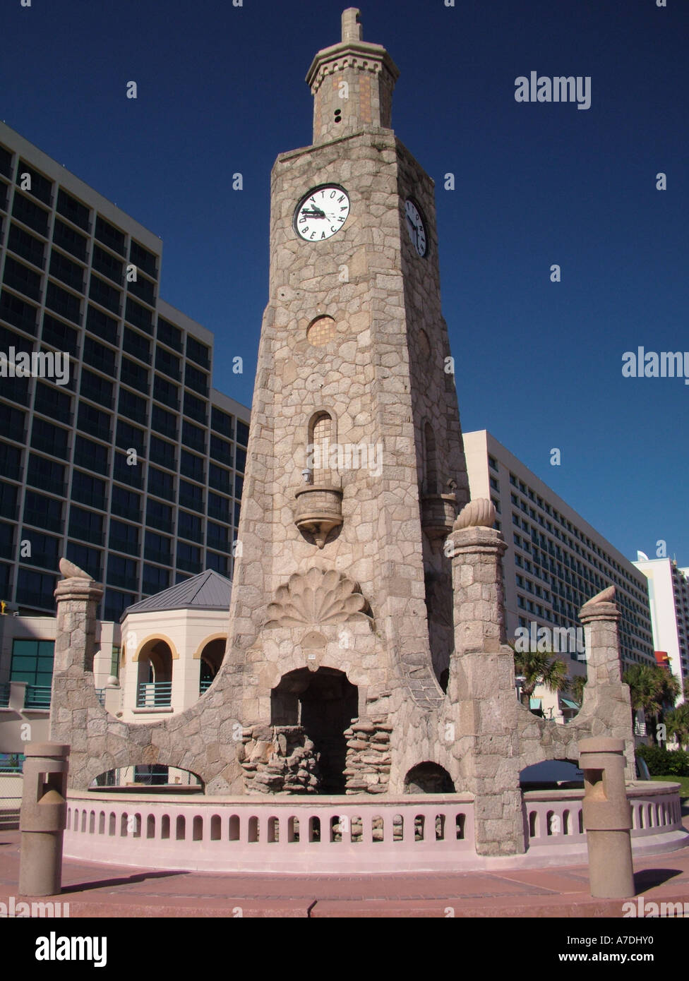 Clock tower beach daytona beach florida hi-res stock photography and ...