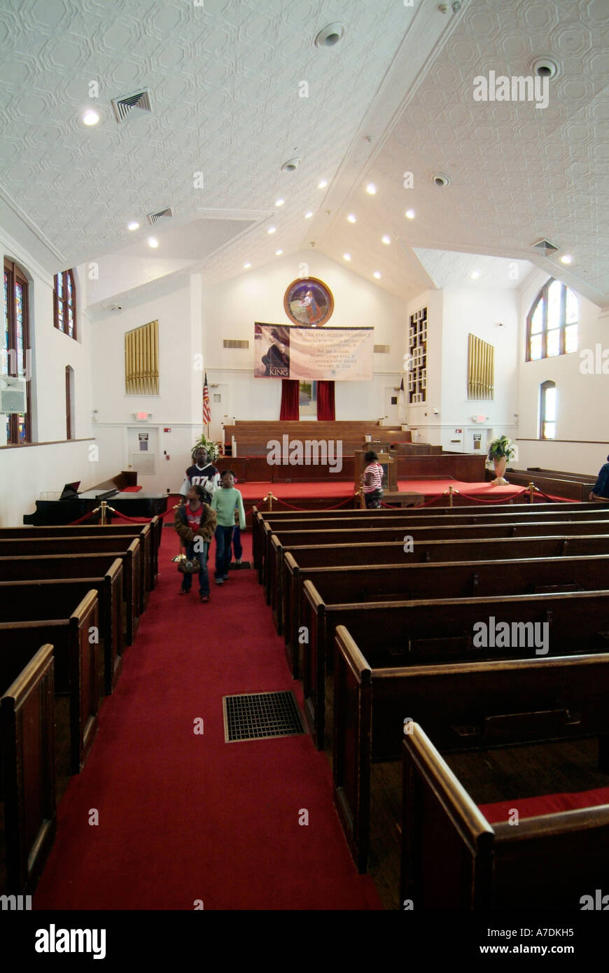 Original Ebenezer Baptist Church of Martin Luther King Jr Stock Photo ...