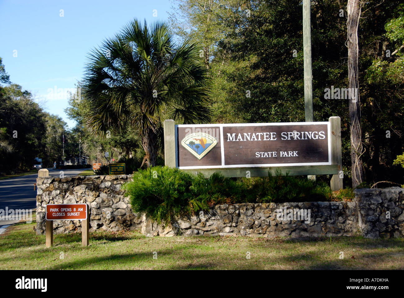 Manatee Springs State Park Florida Stock Photo - Alamy