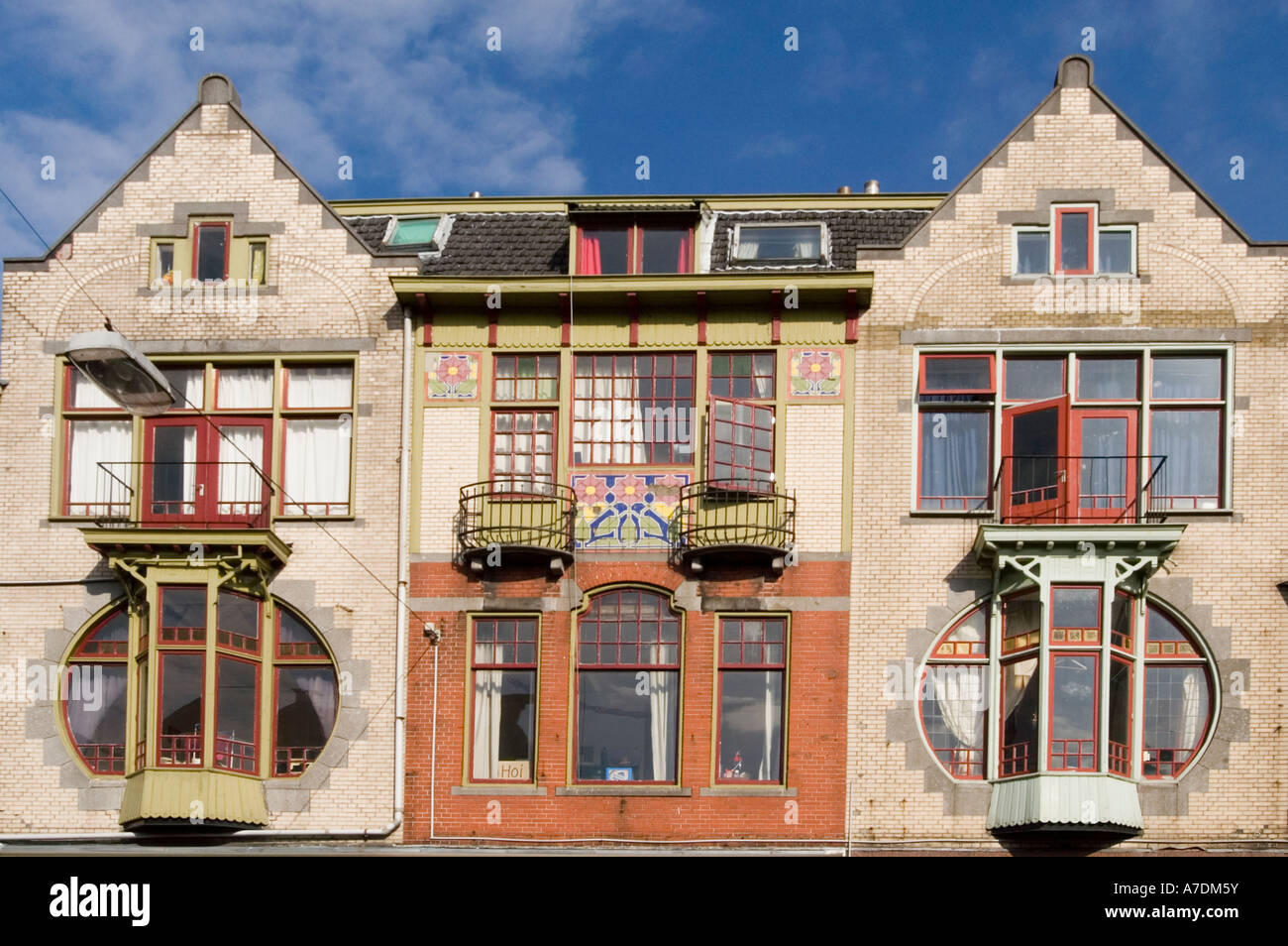 Art Nouveau building in Groningen Holland Stock Photo - Alamy