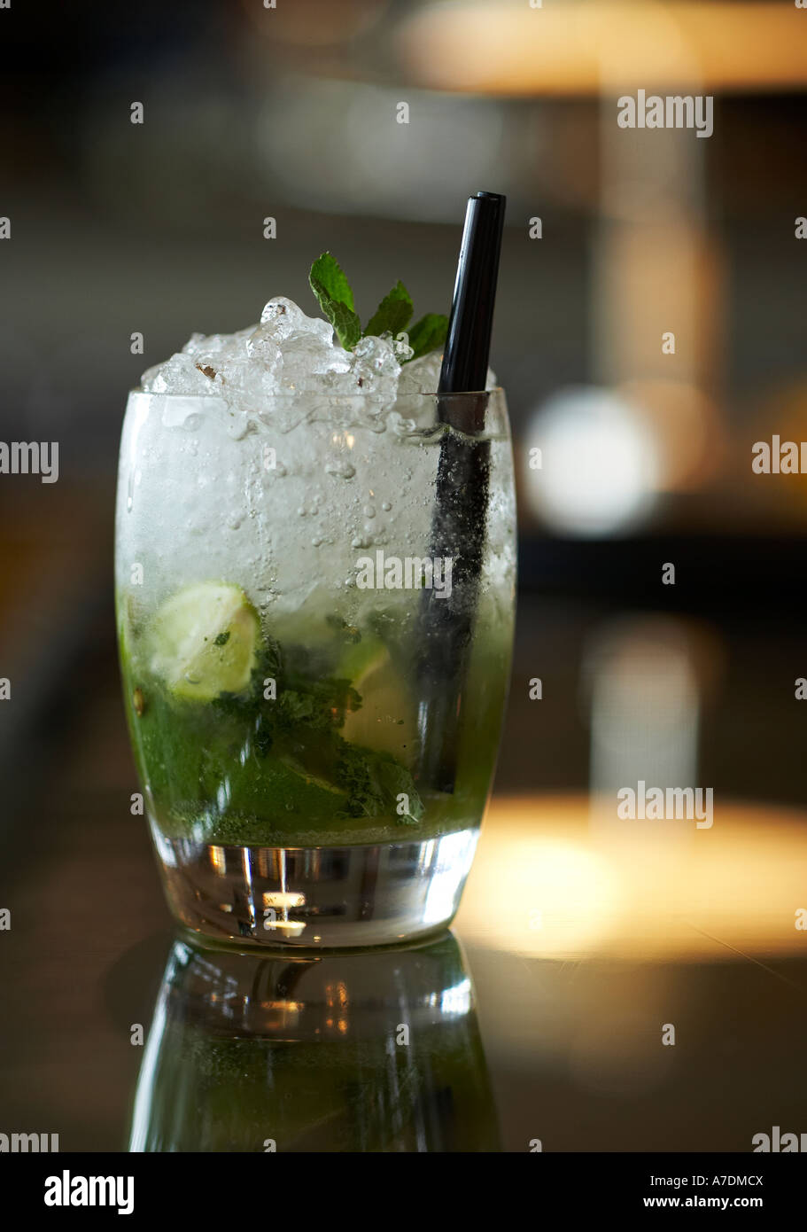 Mohito in a bar Stock Photo - Alamy