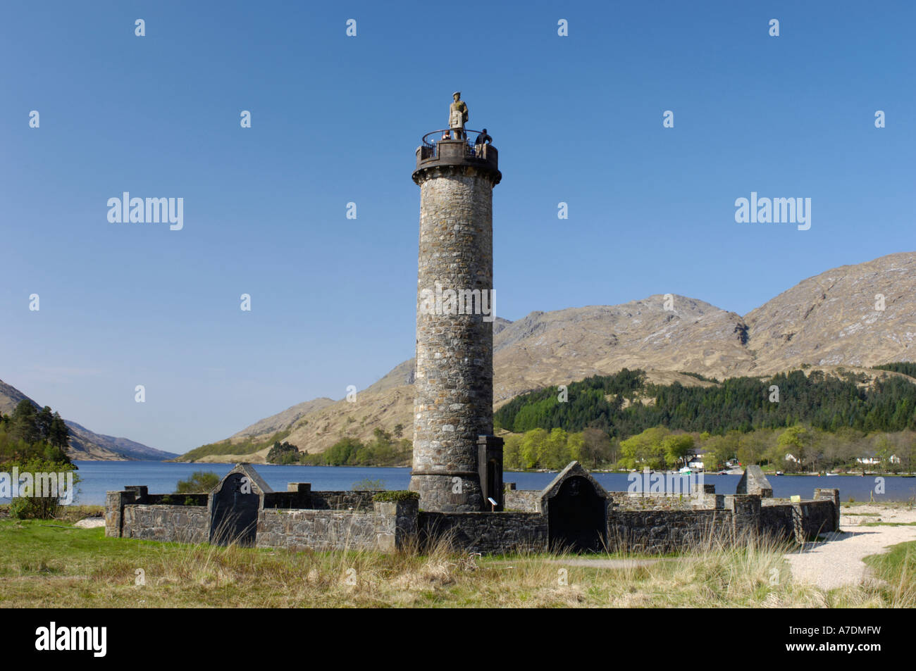 Glen Finnan Monument where in August 1745 Charles Edward Stuart Raised ...