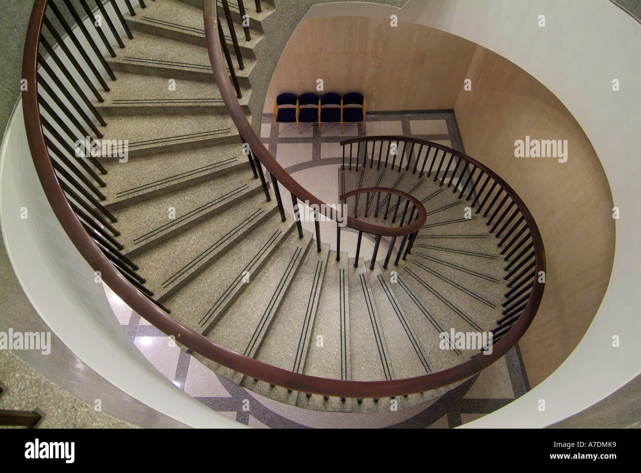 Rounded stair hi-res stock photography and images - Alamy
