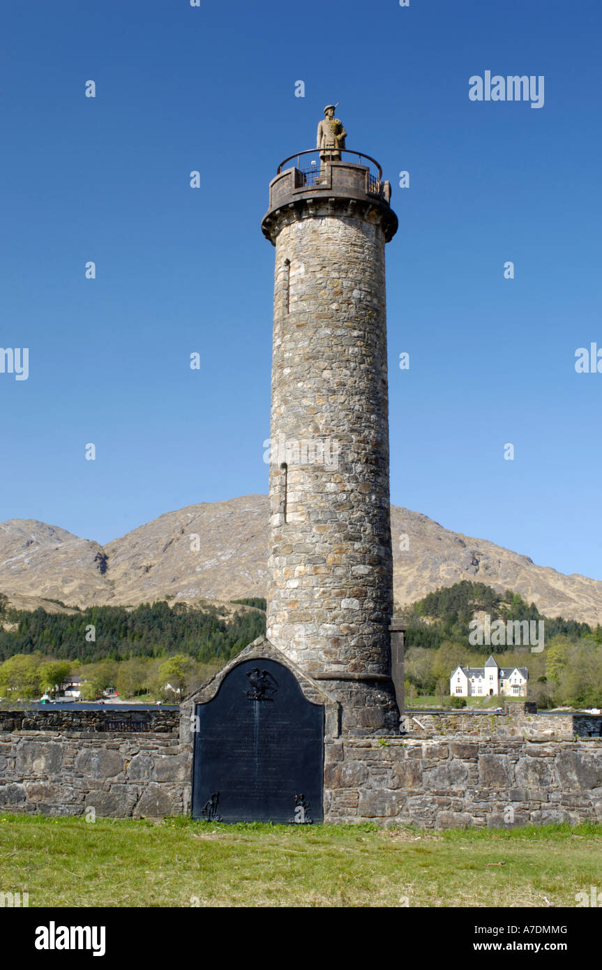 Glen Finnan Monument where in August 1745 Charles Edward Stuart Raised ...