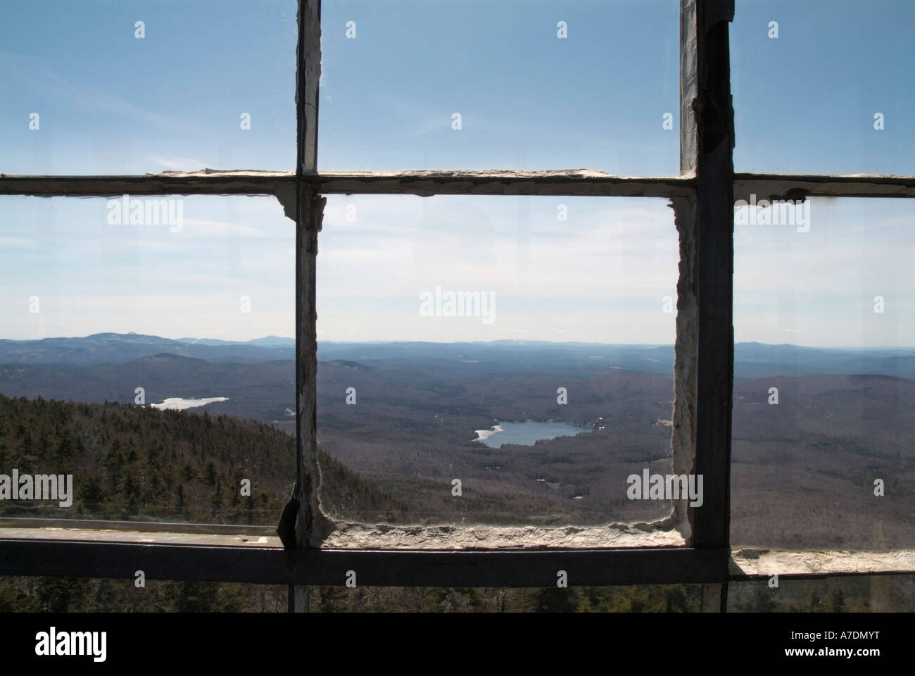 Appalachian Trail. Old Fire Tower on Smarts Mountain in New Hampshire ...