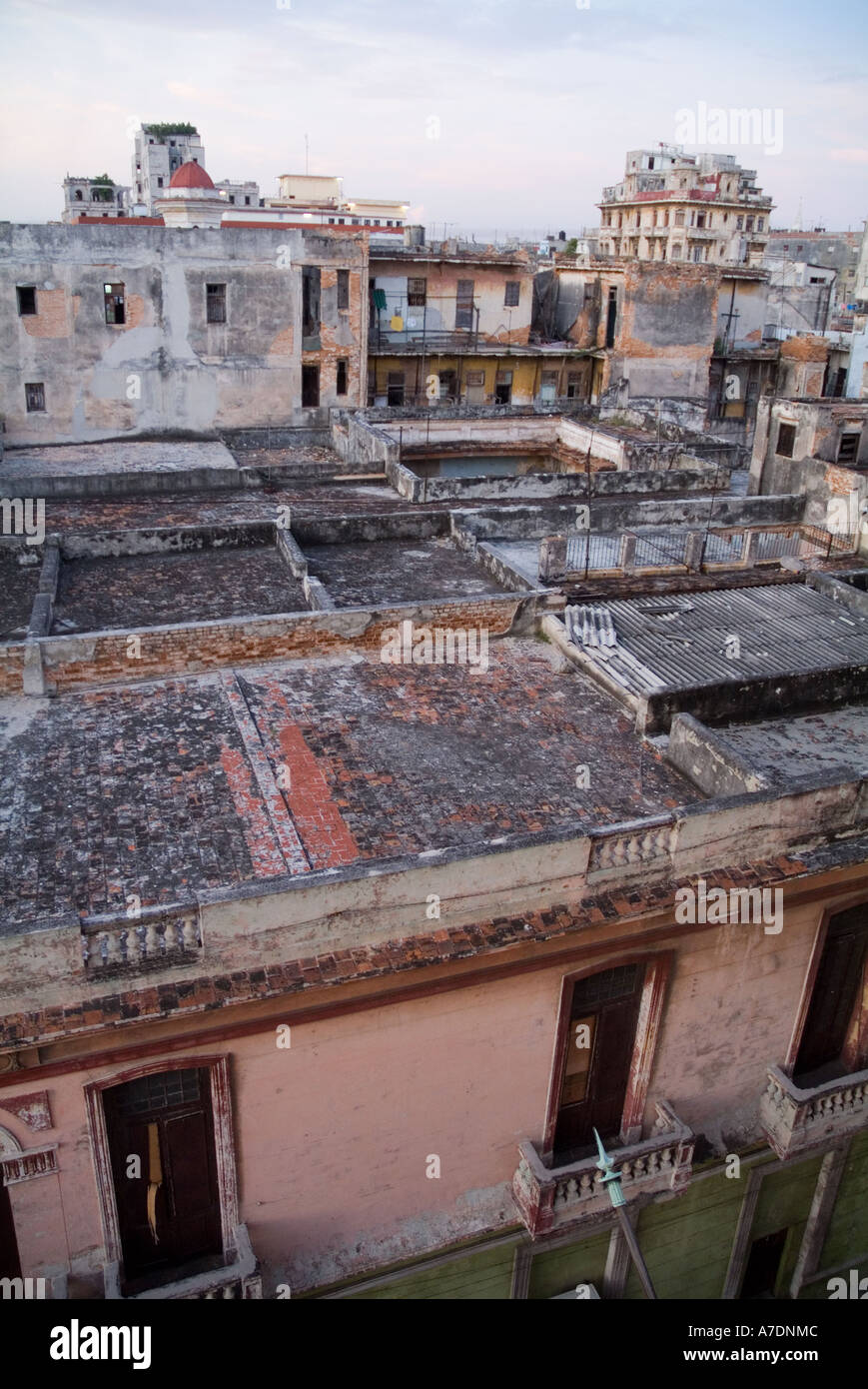 Sunrise on Havana buildings Cuba Stock Photo - Alamy