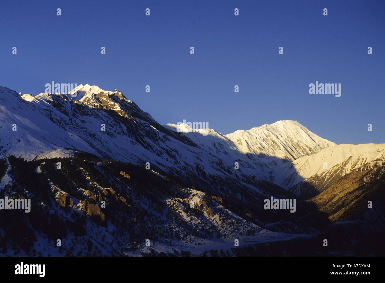valley of Manang, Nepal Stock Photo - Alamy